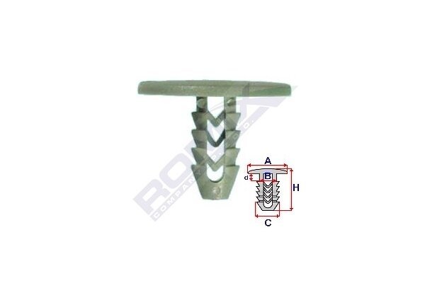 Set za pričvršćivane Alfa Romeo/Fiat/Lancia RX10079 25 komada