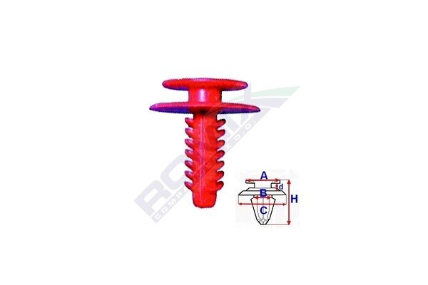 Set za pričvršćivane Alfa Romeo/Fiat/Lancia RXC10011 25 komada