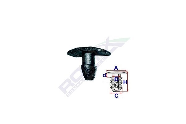 Set za pričvršćivane Alfa Romeo/Fiat/Lancia RXC10049 25 komada