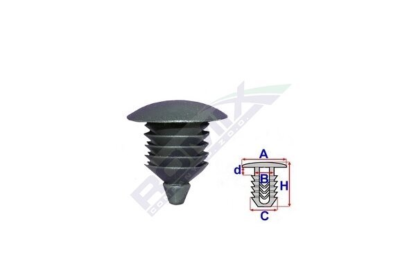 Set za pričvršćivane Alfa Romeo/Fiat/Lancia RXC60367 10 komada