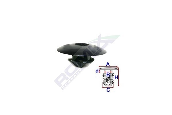 Set za pričvršćivane Audi/Seat/Škoda/Volkswagen RXC609 (10 komada)