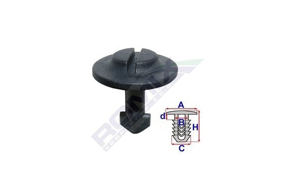 Set za pričvršćivane Audi/Volkswagen/BMW RX80101 10 komada