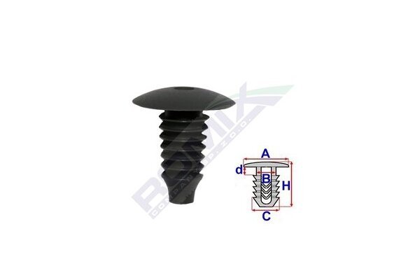 Set za pričvršćivane Audi/Volkswagen/BMW RXA12301 10 komada