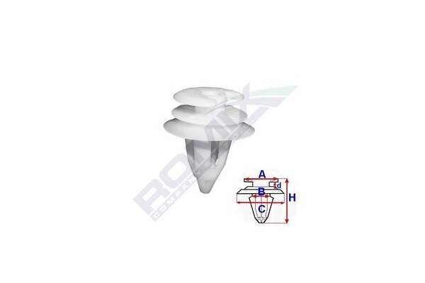 Set za pričvršćivane Audi/Volkswagen/BMW RXB21124 10 komada
