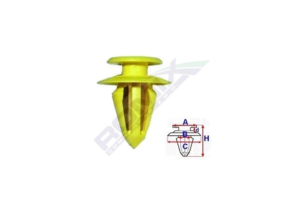 Set za pričvršćivane Audi/Volkswagen/BMW RXC30847 10 komada