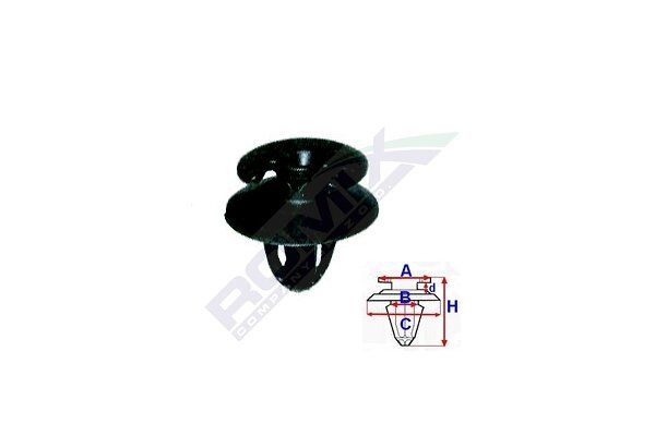 Set za pričvršćivane Audi/Volkswagen/BMW RXC40415 10 komada