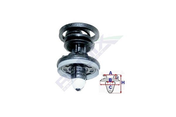 Set za pričvršćivane Audi/Volkswagen/BMW RXC40571 5 komada