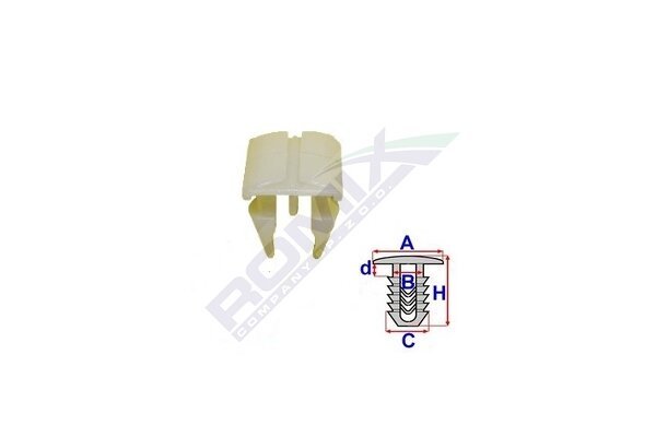 Set za pričvršćivane Audi/Volkswagen/BMW RXC60105 10 komada