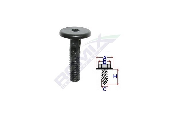 Set za pričvršćivane Audi/Volkswagen/BMW RXC60411 5 komada
