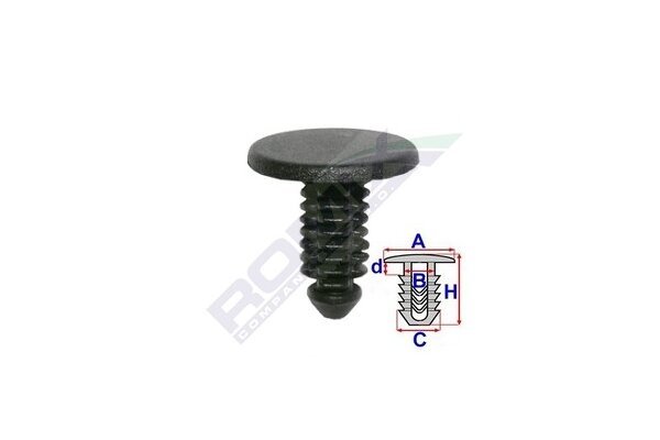 Set za pričvršćivane Citroen/Peugeot/Renault RX10530 10 komada