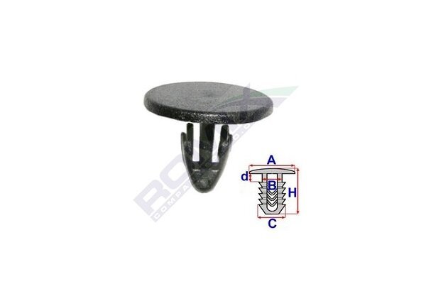 Set za pričvršćivane Citroen/Peugeot/Renault RX10551 10 komada