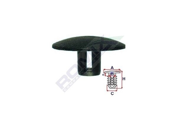 Set za pričvršćivane Citroen/Peugeot/Renault RX10556 10 komada