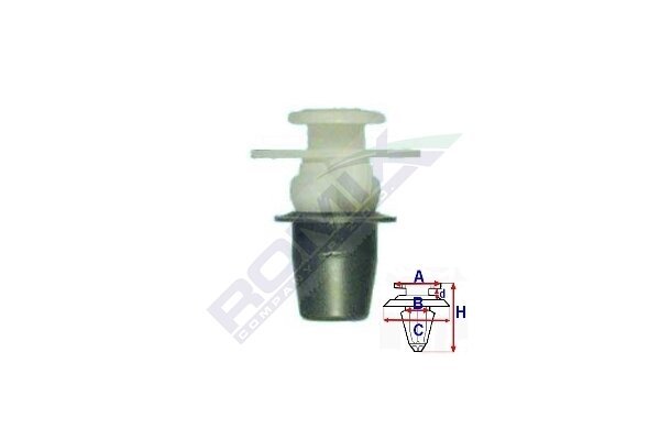 Set za pričvršćivane Citroen/Peugeot/Renault RX11257 10 komada