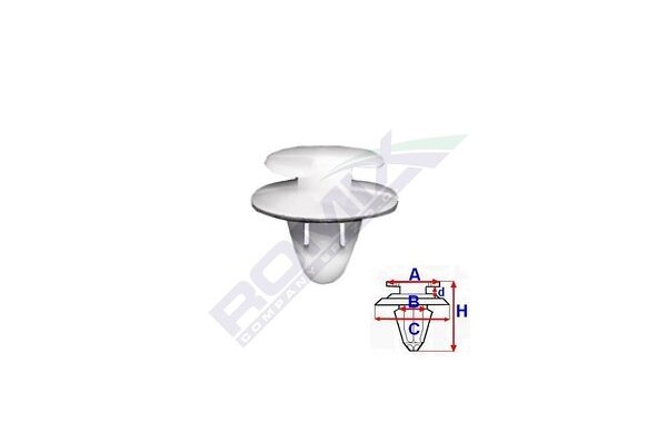 Set za pričvršćivane Citroen/Peugeot/Renault RX11361 10 komada