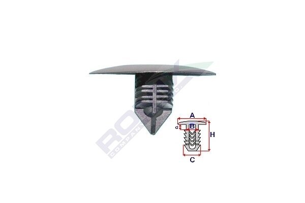 Set za pričvršćivane Citroen/Peugeot/Renault RX50129Z 10 komada