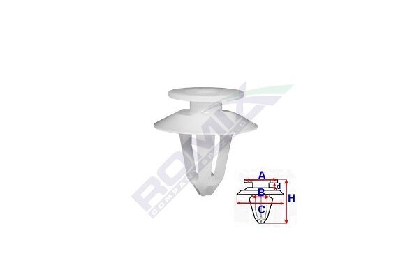 Set za pričvršćivane Citroen/Peugeot/Renault RXA82027 10 komada