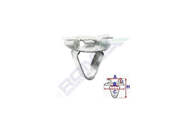 Set za pričvršćivane Citroen/Peugeot/Renault RXA82033 10 komada