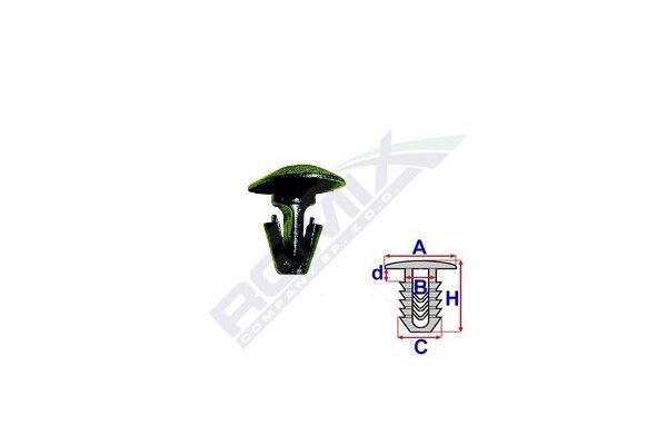 Set za pričvršćivane Citroen/Peugeot/Renault RXC10088 25 komada