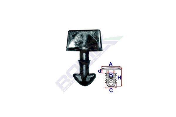 Set za pričvršćivane Citroen/Peugeot/Renault RXC60155 5 komada
