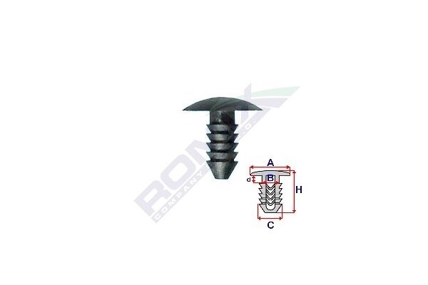 Set za pričvršćivane Fiat/Alfa Romeo/Lancia RA12271C 10 komada