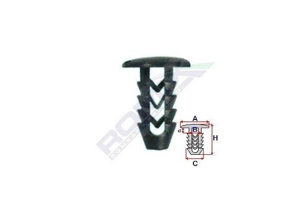 Set za pričvršćivane Fiat/Alfa Romeo/Lancia RX10041 25 komada