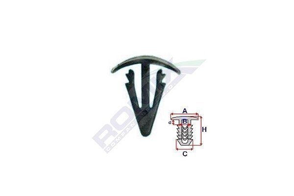 Set za pričvršćivane Fiat/Alfa Romeo/Lancia RX10134 25 komada