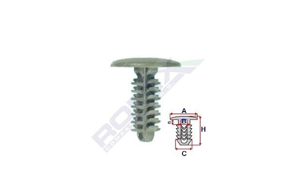 Set za pričvršćivane Fiat/Alfa Romeo/Lancia RX10161 10 komada