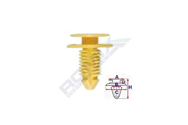 Set za pričvršćivane Fiat/Alfa Romeo/Lancia RX11027 10 komada