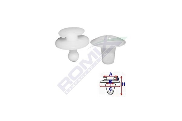 Set za pričvršćivane Fiat/Alfa Romeo/Lancia RX11043 10 komada