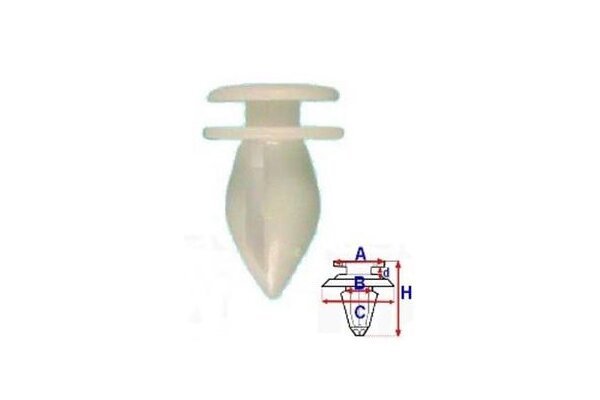 Set za pričvršćivane Fiat/Alfa Romeo/Lancia RX11046 10 komada