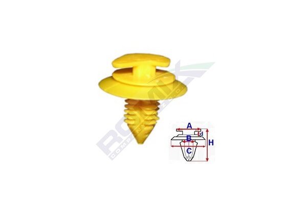 Set za pričvršćivane Fiat/Alfa Romeo/Lancia RX11152 10 komada