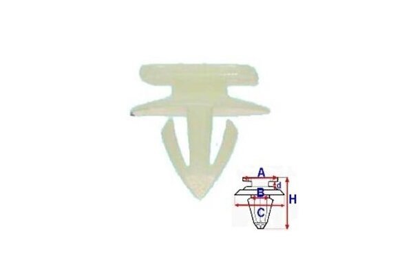 Set za pričvršćivane Fiat/Alfa Romeo/Lancia RX12056 10 komada