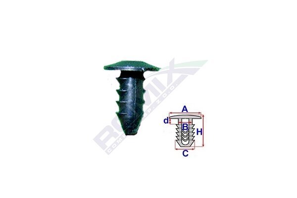 Set za pričvršćivane Fiat/Alfa Romeo/Lancia RXC10144 10 komada