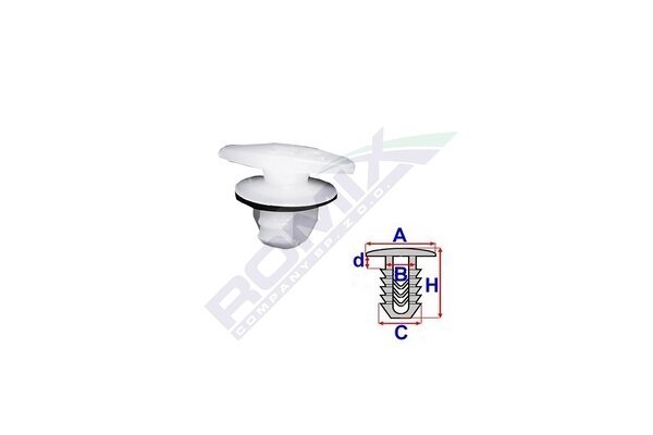 Set za pričvršćivane Fiat/Alfa Romeo/Lancia RXC10158 10 komada