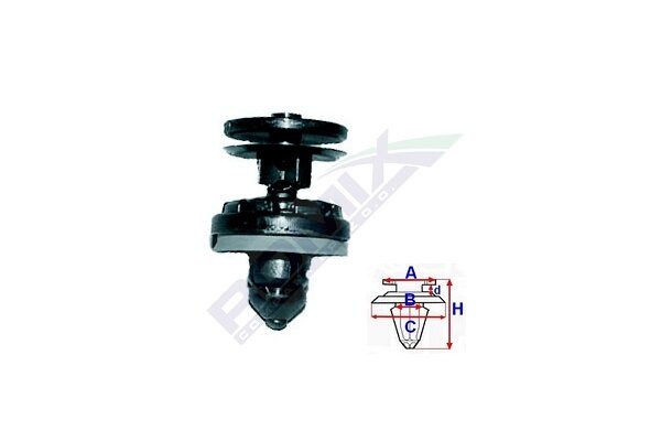 Set za pričvršćivane Ford RXC40264 5 komada