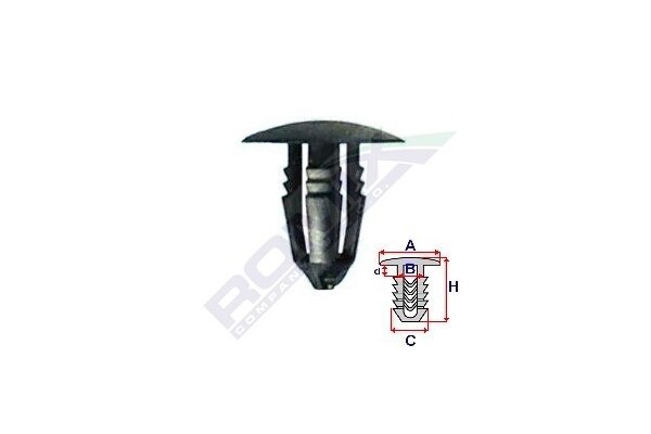 Set za pričvršćivane Ford/Seat/Volkswagen/Mercedes-Benz RA14545C 25 komada