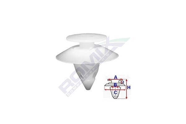 Set za pričvršćivane Ford/Seat/Volkswagen/Mercedes-Benz RX55127Z 10 komada