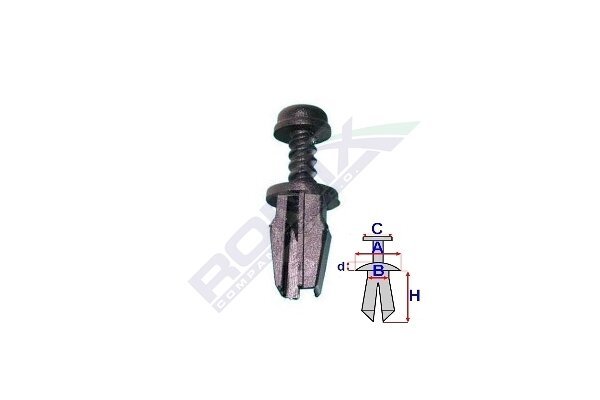 Set za pričvršćivane Ford/Seat/Volkswagen/Mercedes-Benz RX59111T 10 komada