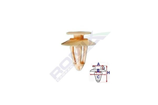 Set za pričvršćivane Ford/Seat/Volkswagen/Mercedes-Benz RXA14424 25 komada