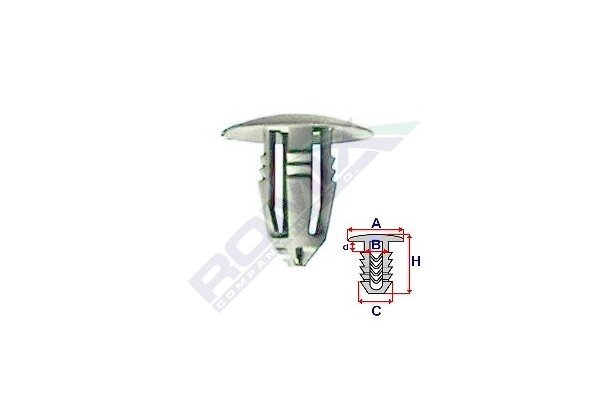 Set za pričvršćivane Ford/Seat/Volkswagen/Mercedes-Benz RXA14545 25 komada