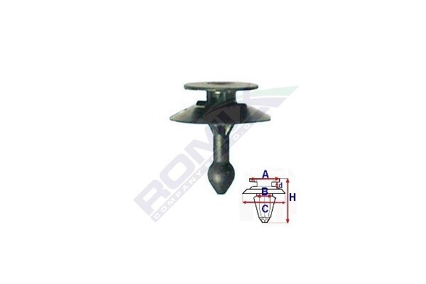 Set za pričvršćivane Ford/Seat/Volkswagen/Mercedes-Benz RXA15440 10 komada