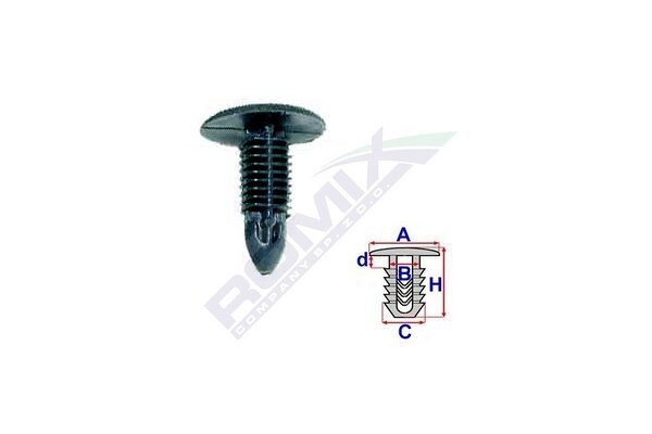 Set za pričvršćivane Ford/Seat/Volkswagen/Mercedes-Benz RXB23193 10 komada