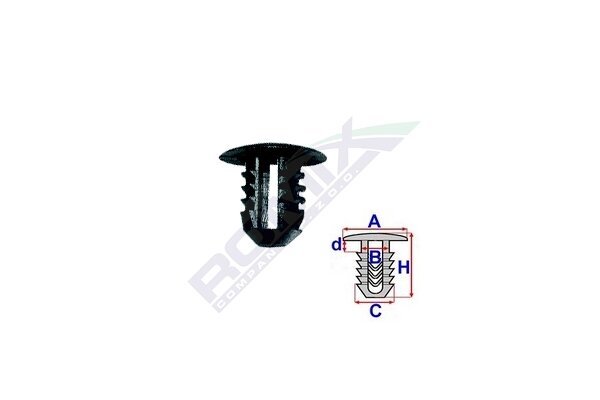 Set za pričvršćivane Ford/Seat/Volkswagen/Mercedes-Benz RXC10084 10 komada