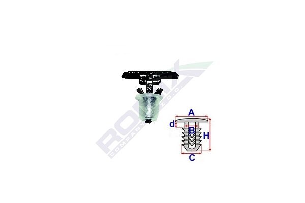 Set za pričvršćivane Ford/Seat/Volkswagen/Mercedes-Benz RXC50844 5 komada