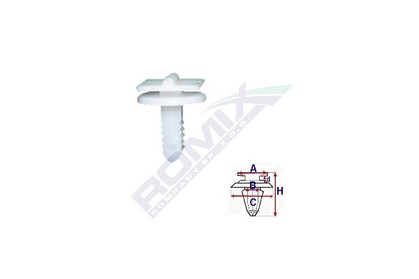 Set za pričvršćivane Ford/Seat/Volkswagen/Mercedes-Benz RXC50877 10 komada
