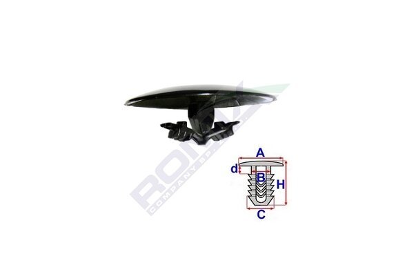 Set za pričvršćivane Honda RXB18746 10 komada