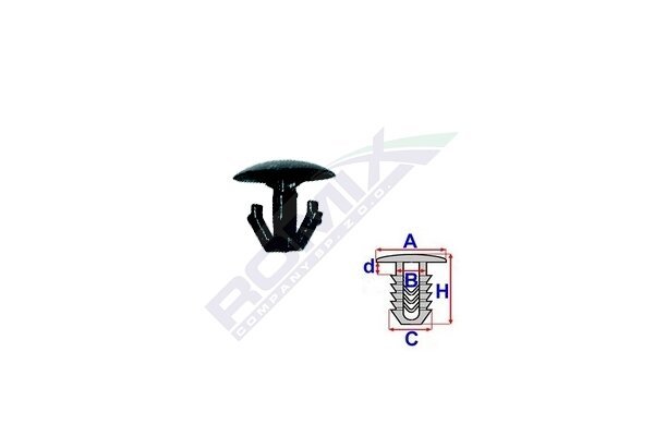 Set za pričvršćivane Honda RXB19114 10 komada