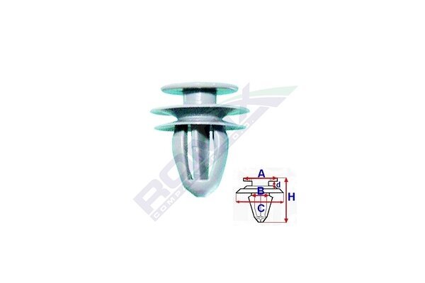Set za pričvršćivane Honda RXB19145 10 komada