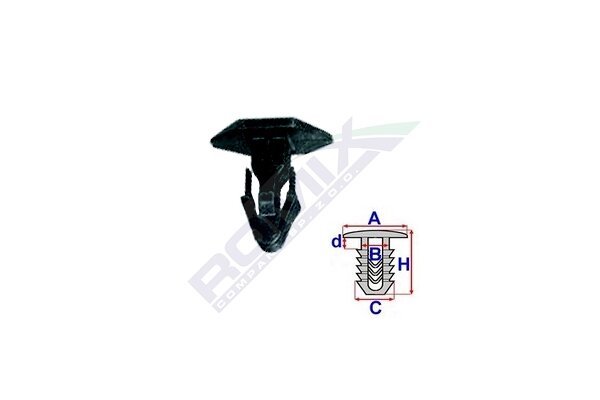 Set za pričvršćivane Honda RXB19483 10 komada