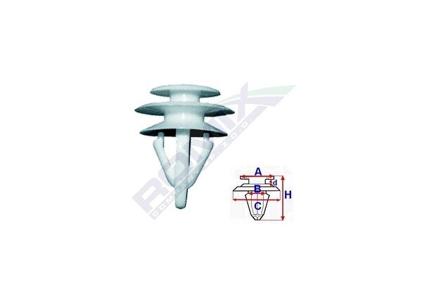 Set za pričvršćivane Honda RXB22064 10 komada